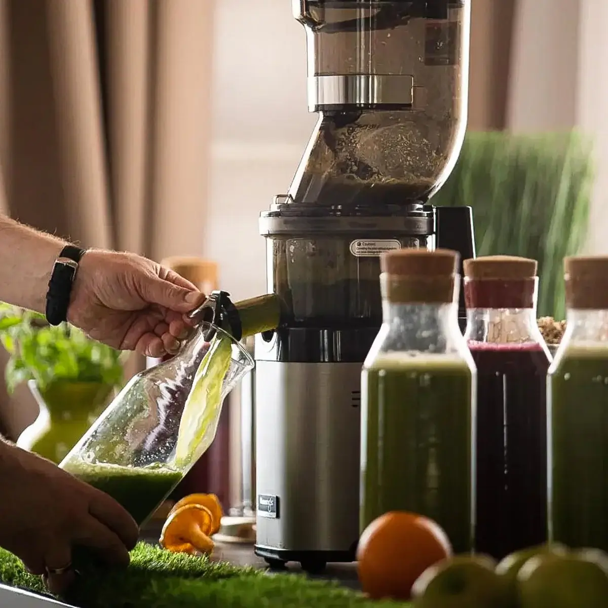 CS600 Chef Juicer - İşletmeler İçin Katı Meyve Sıkacağı Slow Juicer